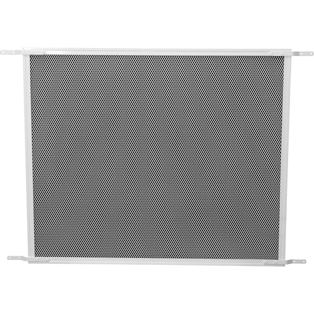 Make-2-Fit PL 15941 Patio, 48 in. x 26 in, Aluminum Const Sliding Screen Door Grill, 48 in. x 48 in, White