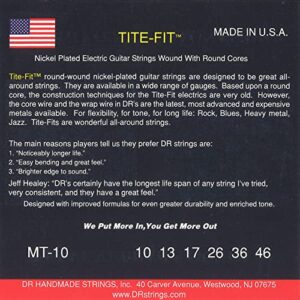 DR Strings Tite Fit Electric Round Core 10-46