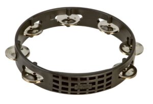 latin percussion lpa180 8 inch tambourine black