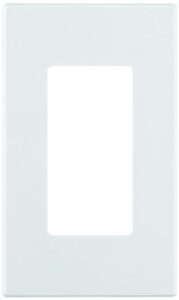 leviton 80301-w 80301-sw 1-gang decora plus wallplate screwless snap-on mount, white