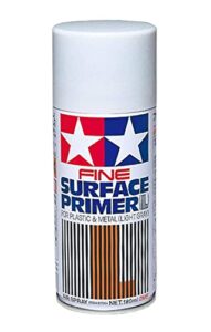 tamiya gray fine surface primer l, 180ml spray can