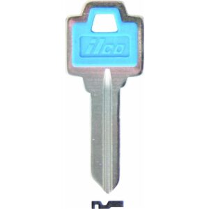 kaba ilco wr5-pc ilco, colored plastic head key blank for weiser lockset 5 pin, square head