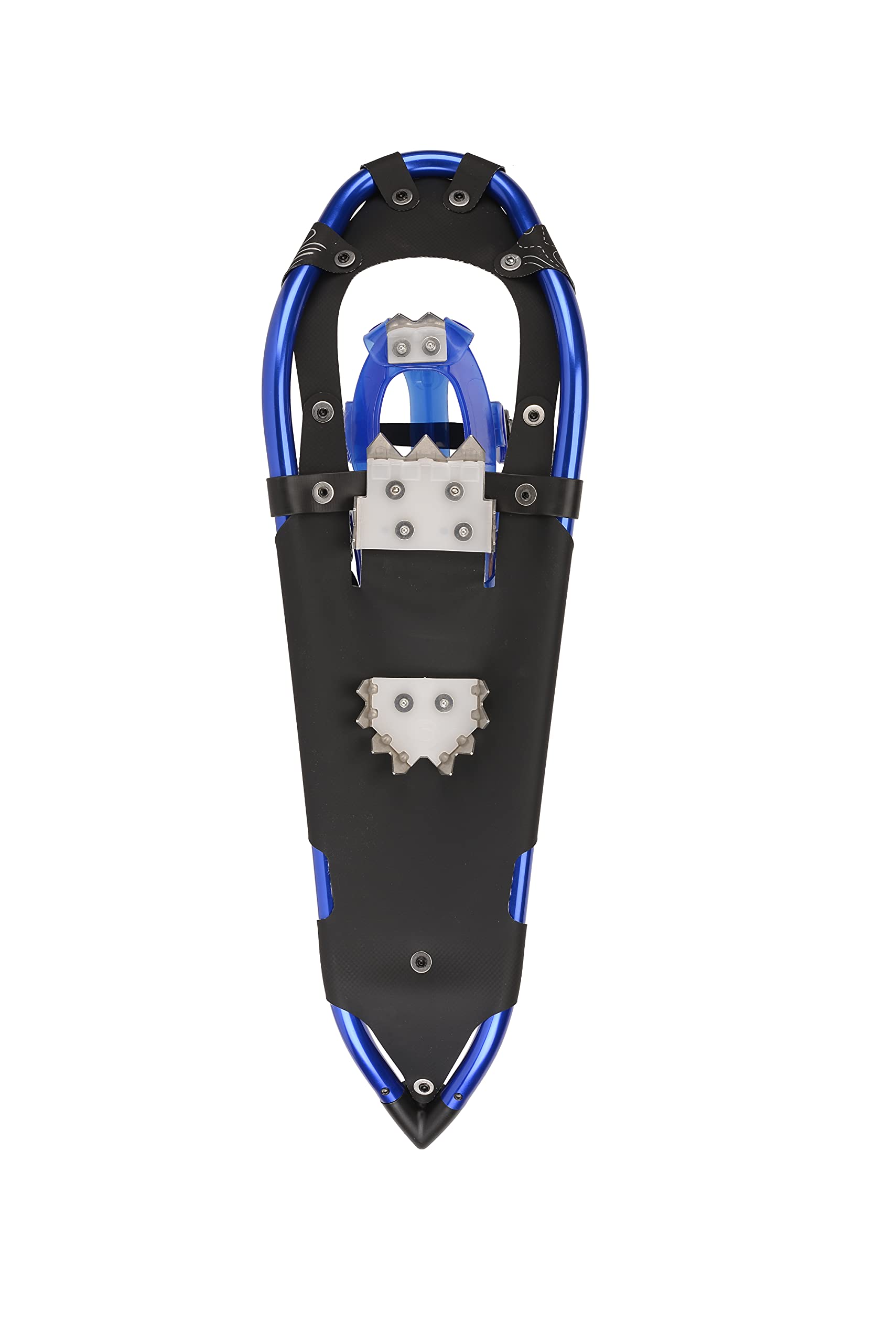 Crescent Moon All Terrian Unisex Snowshoe - Sawtooth 27 (Blue): Unisex All Terrain Snowshoe with Award Winning Single Loop Pull Binding, Stainless Steel Crampons and Heel Lifts