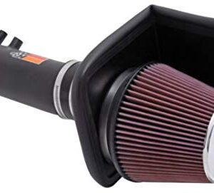 K&N Cold Air Intake Kit: Increase Acceleration & Engine Growl, Guaranteed to Increase Horsepower up to 10HP: Compatible with 4.6L, V8, 1996-2004 FORD (Mustang GT), 57-2519-3