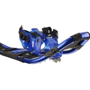 Crescent Moon All Terrian Unisex Snowshoe - Sawtooth 27 (Blue): Unisex All Terrain Snowshoe with Award Winning Single Loop Pull Binding, Stainless Steel Crampons and Heel Lifts