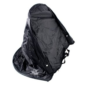 rain wedge easy access golf bag rain hood/cover,black