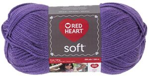 red heart soft yarn, lavender