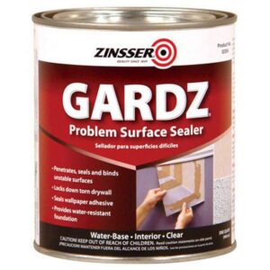 qt zinsser 02304 clear zinsser, gardz water-based problem surface sealer