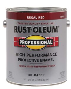 rust-oleum 215965 enamel paint, 1 gallon (pack of 1), regal red, 128 fl oz