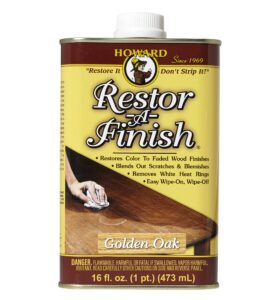 howard products rf3016 restor-a-finish, 16 fl oz (pack of 1), golden oak