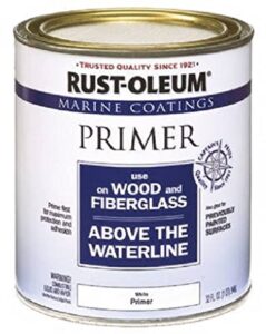 rust-oleum 207014 marine wood and fiberglass primer, 1 quarts (pack of 1), 32 fl oz