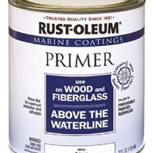 Rust-Oleum 207014 Marine Wood and Fiberglass Primer, 1 Quarts (Pack of 1), 32 Fl Oz