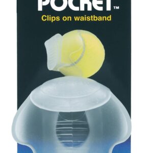 Tourna Ball Poclket Tennis Ball Waist Clip Holder-Clear