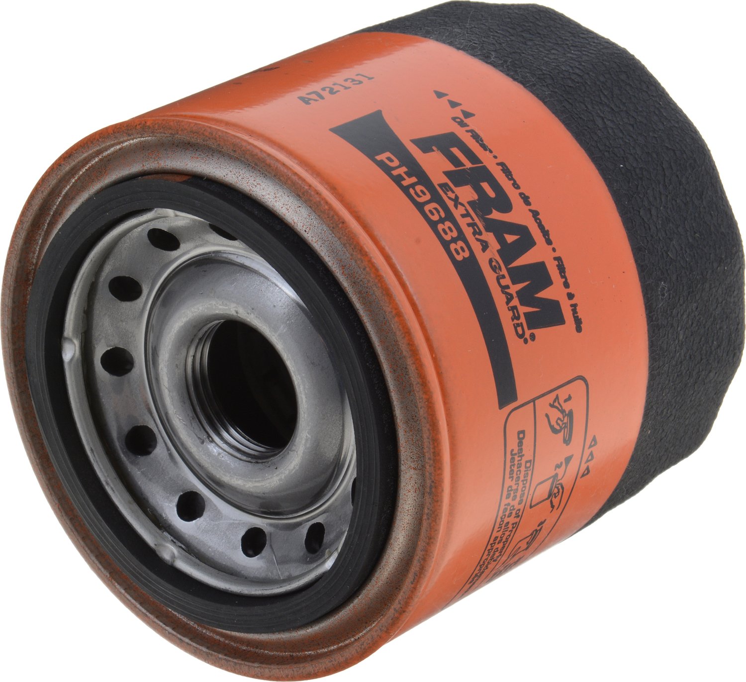 Fram Extra Guard PH9688, 10K Mile Change Interval Oil Filter, Cylindrical, 4"