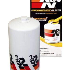 K&N Premium Oil Filter: Protects your Engine: Compatible with Select 1994-2003 FORD (Club Wagon, Super Duty, E350, E450, E550, Excursion, F59, F250, F350, F450, F550, Econoline, Stripped), HP-6001