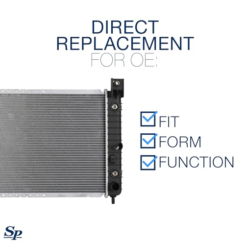 Spectra Premium CU2334 Radiator With TOC, Without EOC -28-1/4" Core Compatible With Chevrolet Silverado, GMC and Cadillac