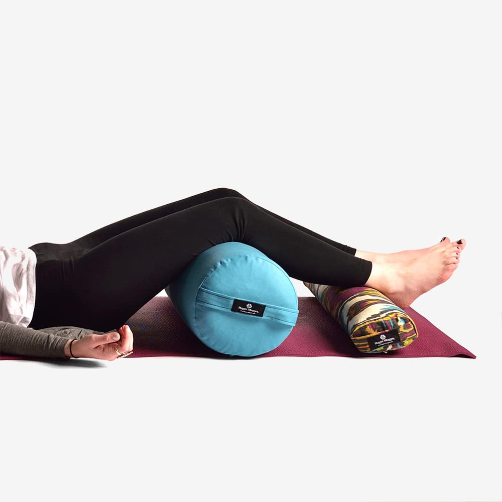 Hugger Mugger Round Yoga Bolster (Plum)