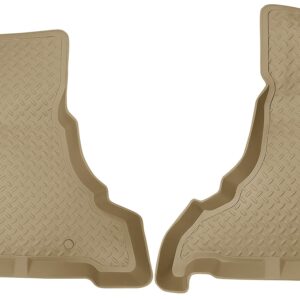 Husky Liners Classic Style Series |Fits 1997 - 2024 Ford E-350, 17-24 E - 450 SD, 1997 - 2014 Ford E-150/E-250, Front Floor Liners, Tan | 33253