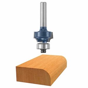 Bosch 1/8-Inch Radius Roundover Two flutes Router Bit with Ball Bearing