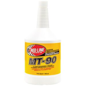 red line (50304) mt-90 75w-90 gl-4 manual transmission and transaxle lubricant (mtl) - 1 quart.