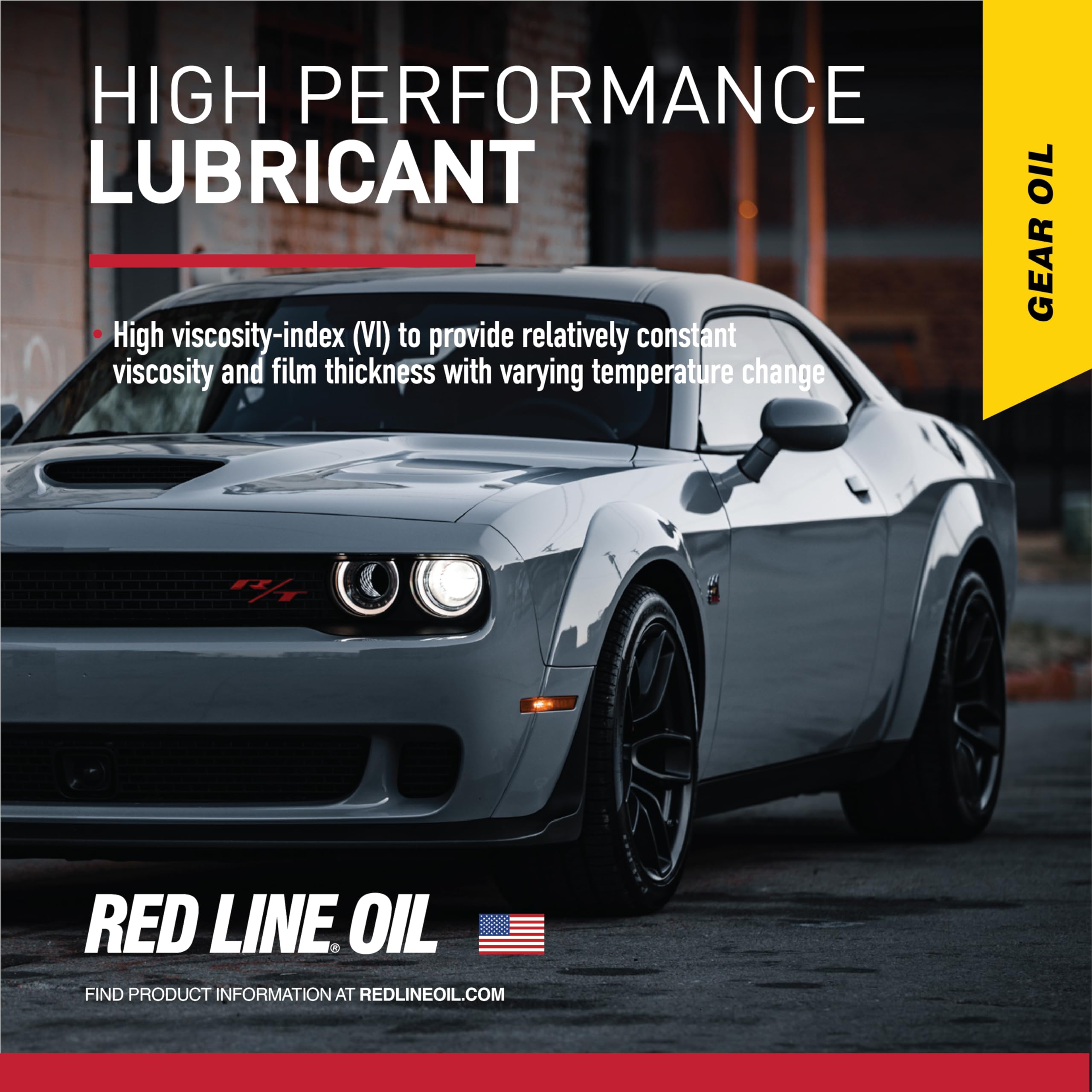 Red Line (57904) 75W90 GL-5 Synthetic Gear Oil for Hypoid Limited Slip Differentials - 1 Quart