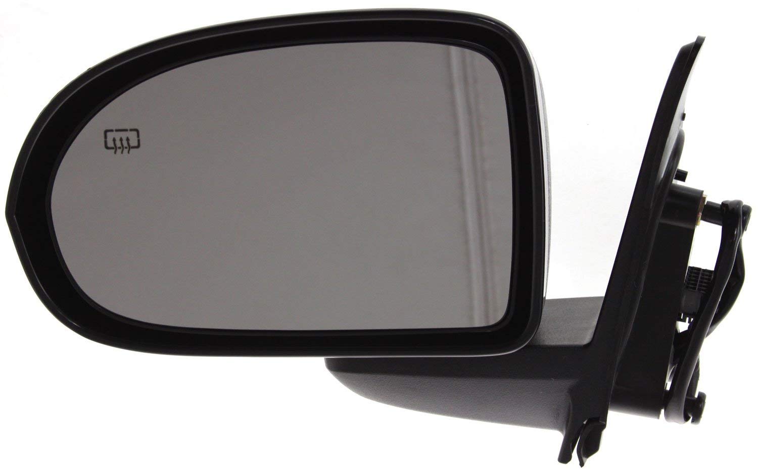 Kool Vue Left Power Heated Door Mirror Compatible With Jeep Compass 2007-2017 Textured MK Body, Type 1