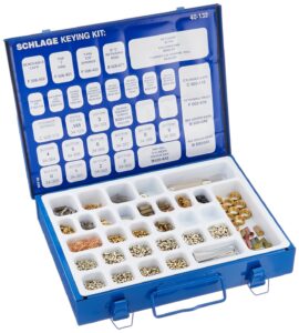 schlage, color 40-132 retail keying kit with seal-tight metal box