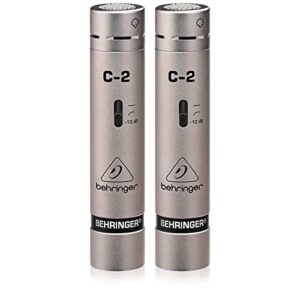 behringer c-2 2 matched studio condenser microphones