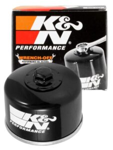 k&n motorcycle oil filter: high performance, premium, designed to be used with synthetic or conventional oils: fits select yamaha, kymco vehicles, kn-147