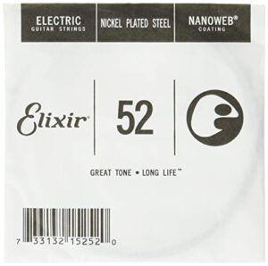 elixir strings electric guitar string nanoweb coating, .052