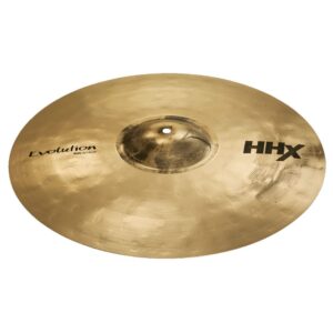 sabian hhx 22" evolution ride cymbal, brilliant finish, (12212xeb)