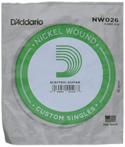 d'addario nw020 nickel wound electric guitar single string