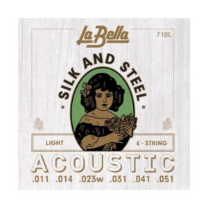 La Bella 710L Silk & Steel Light Acoustic Guitar String