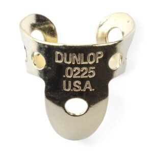 jim dunlop 37r.0225 brass fingerpicks, .0225", 20/tube