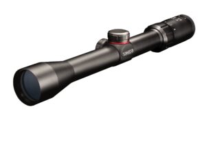 simmons truplex .22 mag 4x32 riflescope, rimfire rifle scope with truezero adjustment system and rings included, low caliber and airsoft riflescope