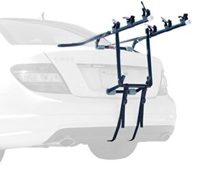 allen deluxe 3-bike trunk mount rack, blk/ silver