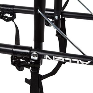 ALLEN Deluxe 3-Bike Trunk Mount Rack, Blk/ Silver