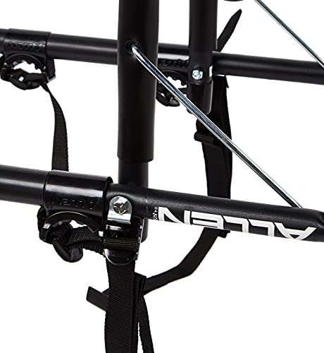 ALLEN Deluxe 3-Bike Trunk Mount Rack, Blk/ Silver