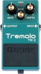 boss tr-2 tremolo pedal