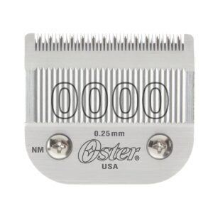 oster detachable blade size 0000 fits classic 76, octane, model one, model 10 clippers, 0.25 mm