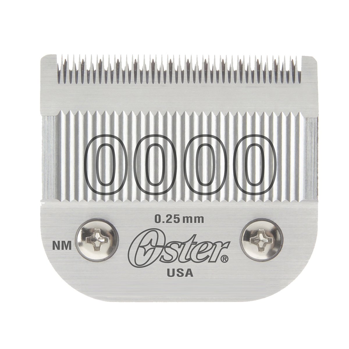 Oster Detachable Blade Size 0000 Fits Classic 76, Octane, Model One, Model 10 Clippers, 0.25 mm