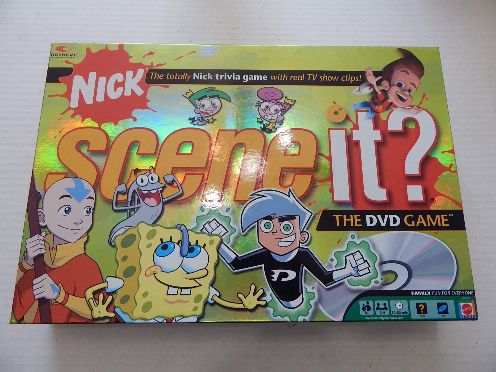 Mattel Scene It? Nickelodeon DVD Board Game