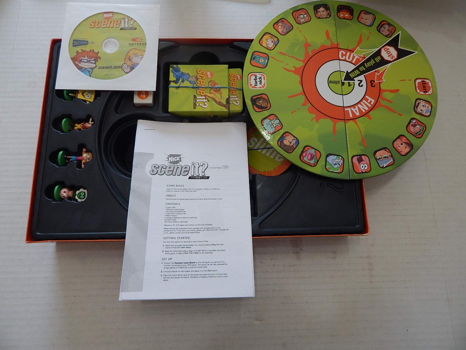 Mattel Scene It? Nickelodeon DVD Board Game