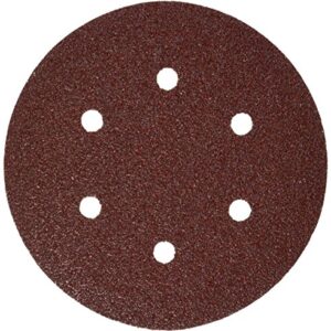 Bosch SR6R040 5-Piece 40 Grit 6 In. 6 Hole Hook-And-Loop Sanding Discs