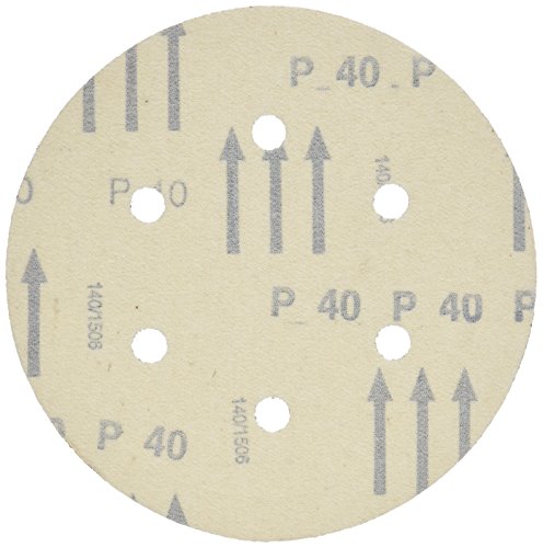 Bosch SR6R040 5-Piece 40 Grit 6 In. 6 Hole Hook-And-Loop Sanding Discs