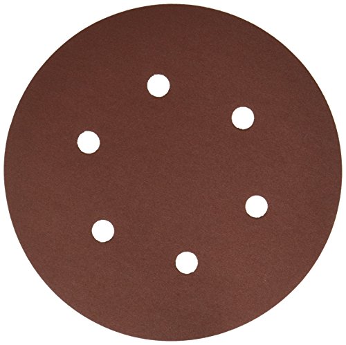 BOSCH SR6R240 5-Piece 240 Grit 6 In. 6 Hole Hook-And-Loop Sanding Discs