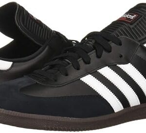 adidas Men's Samba Classic Soccer Shoe, Core Black/Cloud White/Core Black, 6.5 M US