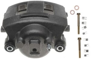 acdelco gold 18fr984 front driver side disc brake caliper assembly (friction ready non-coated), remanufactured