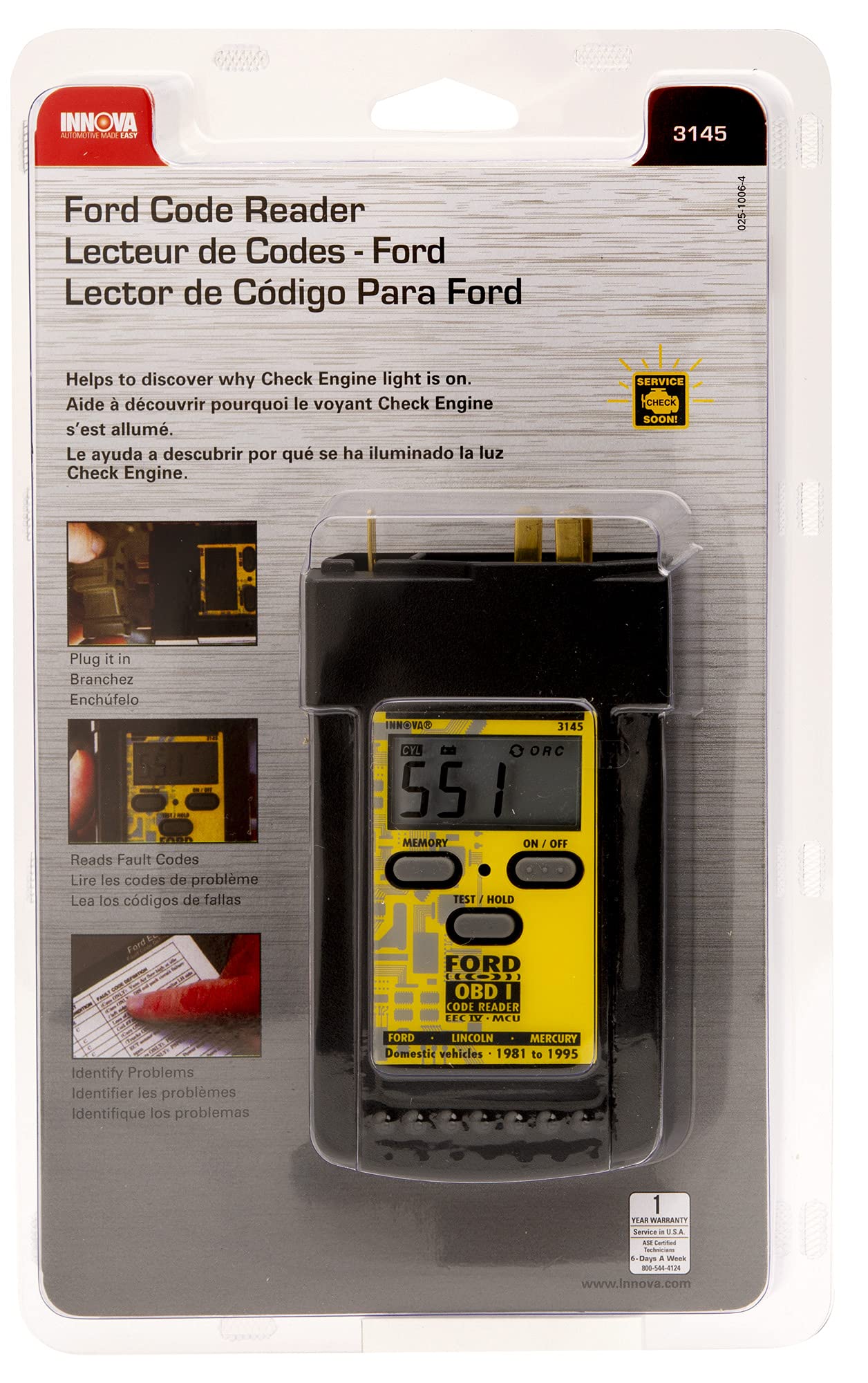 INNOVA 3145 Ford Digital OBD1 Code Reader