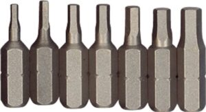 bosch cc60392 7-piece clic-change chuck & bits set , gray